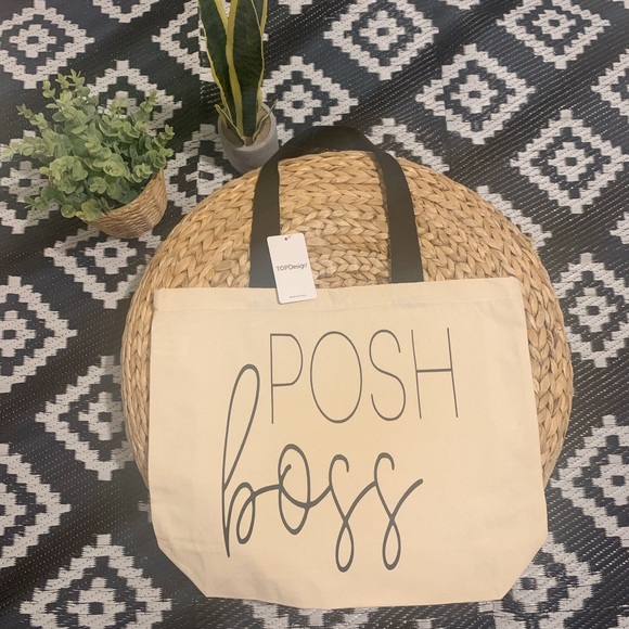 Bags | Posh Boss Tote Bag | Poshmark